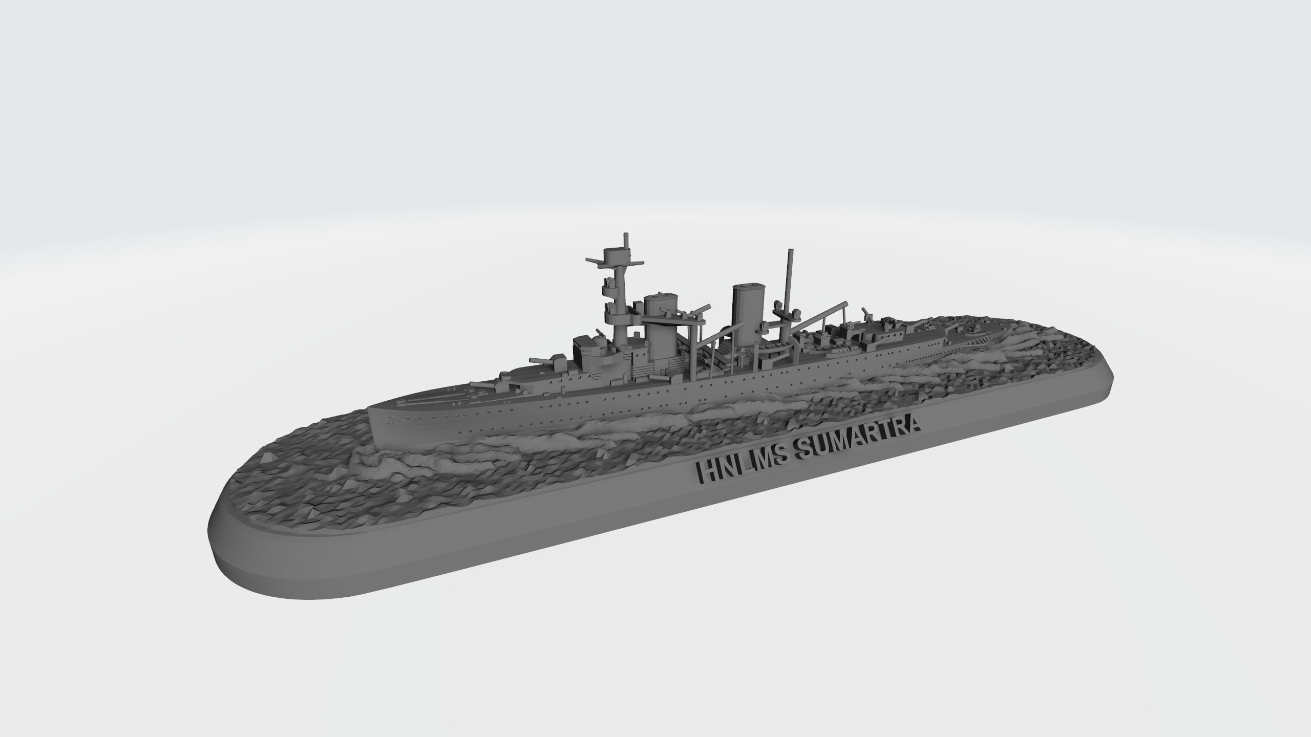 HNLMS Sumartra, Java Class (Wide base) by Magpie Designer - Wargaming3D